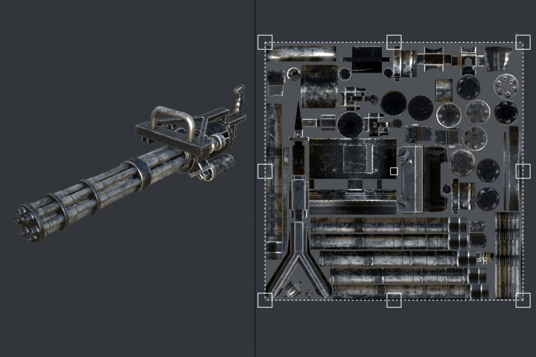 3D model M134 Vulcan Machine Gun VR / AR / low-poly | CGTrader