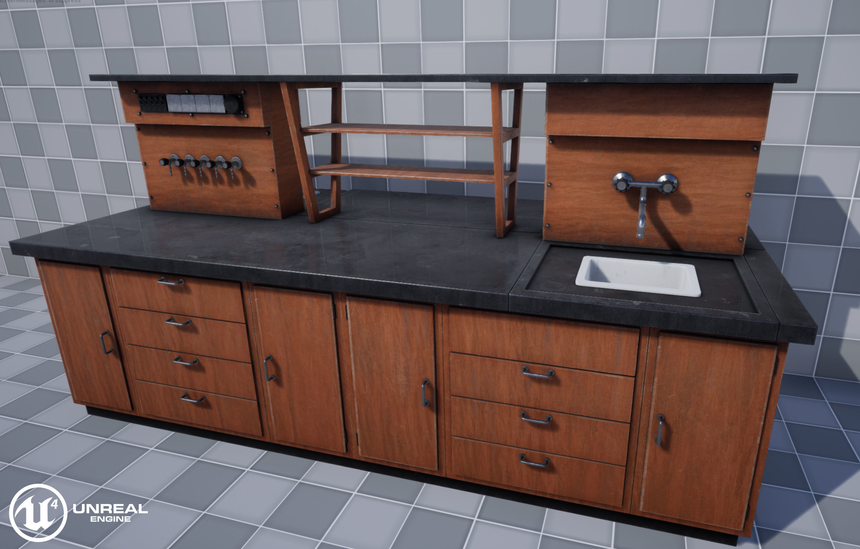 3D model Laboratory Table VR / AR / low-poly | CGTrader