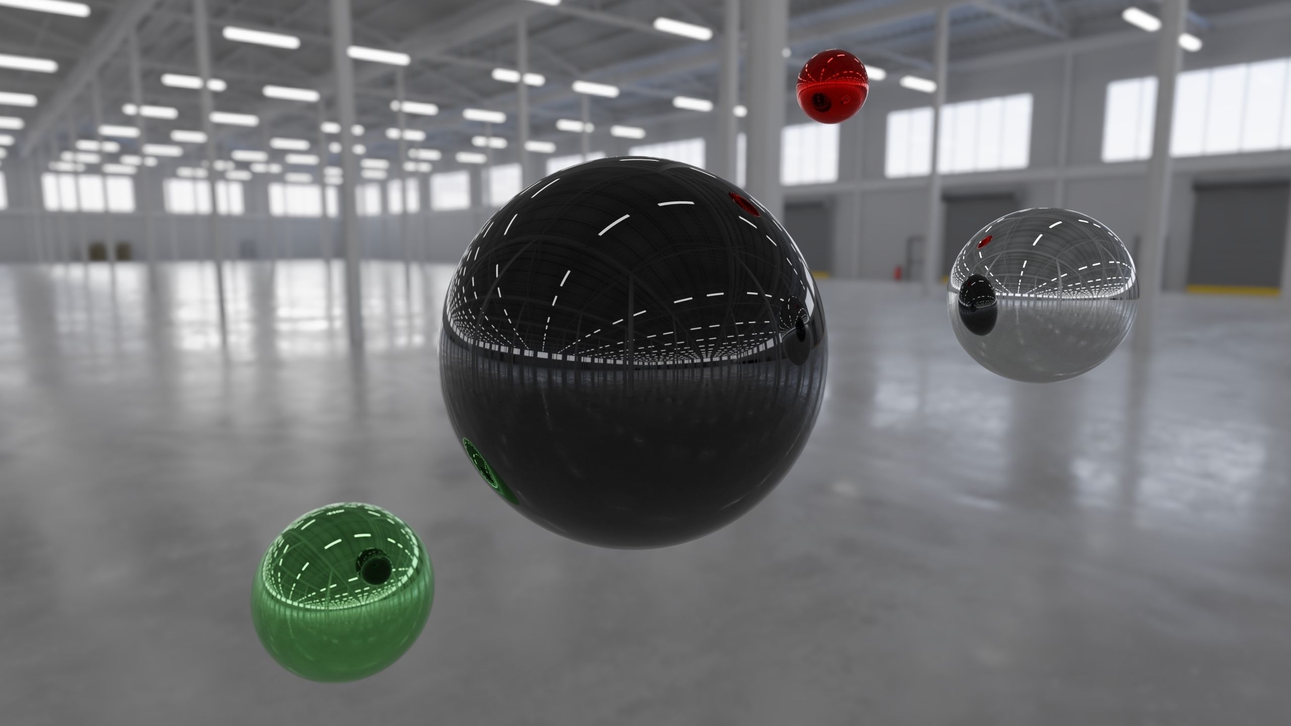 Texture HDRI - Industrial Warehouse Interior 5b VR / AR / low-poly ...