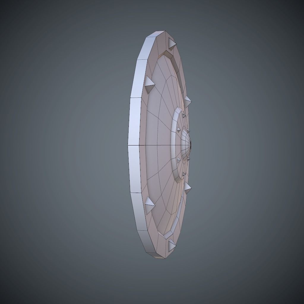 3D model Shield VR / AR / low-poly | CGTrader