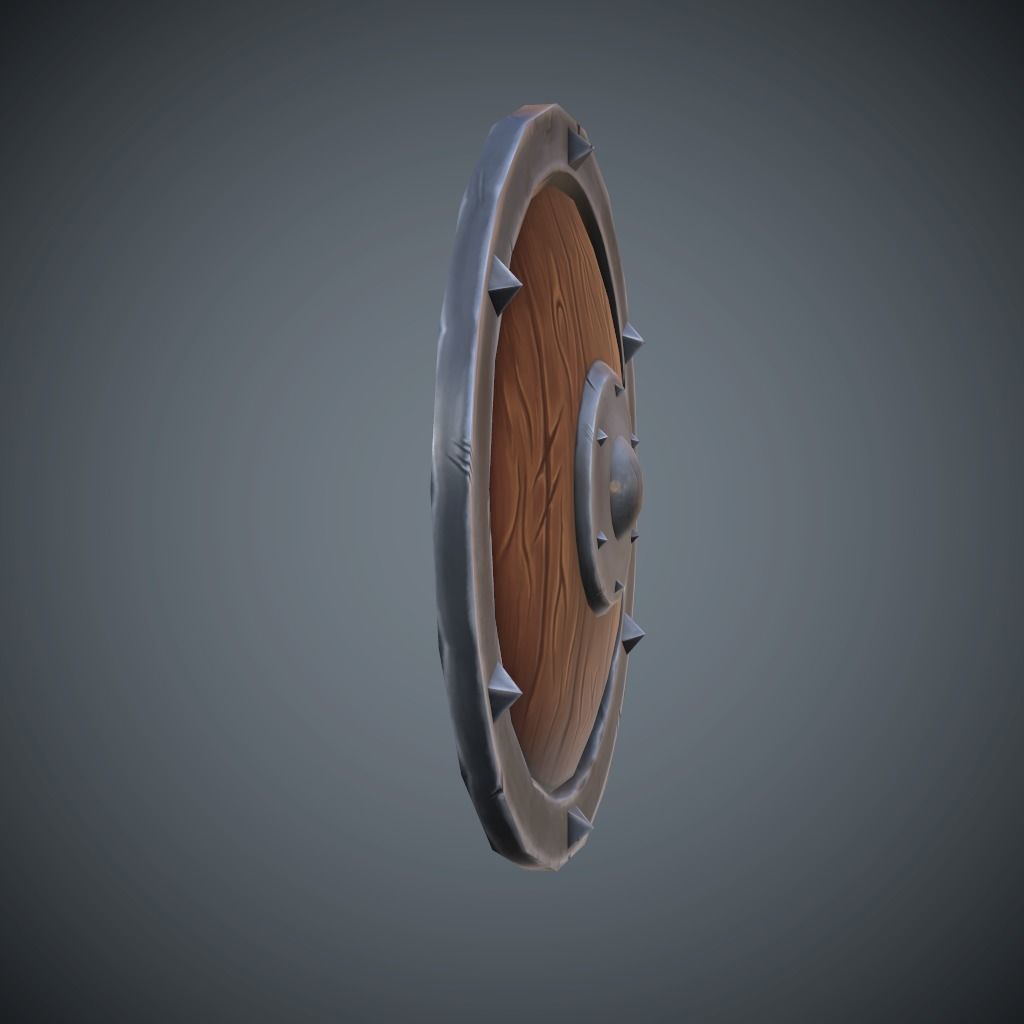 3D model Shield VR / AR / low-poly | CGTrader
