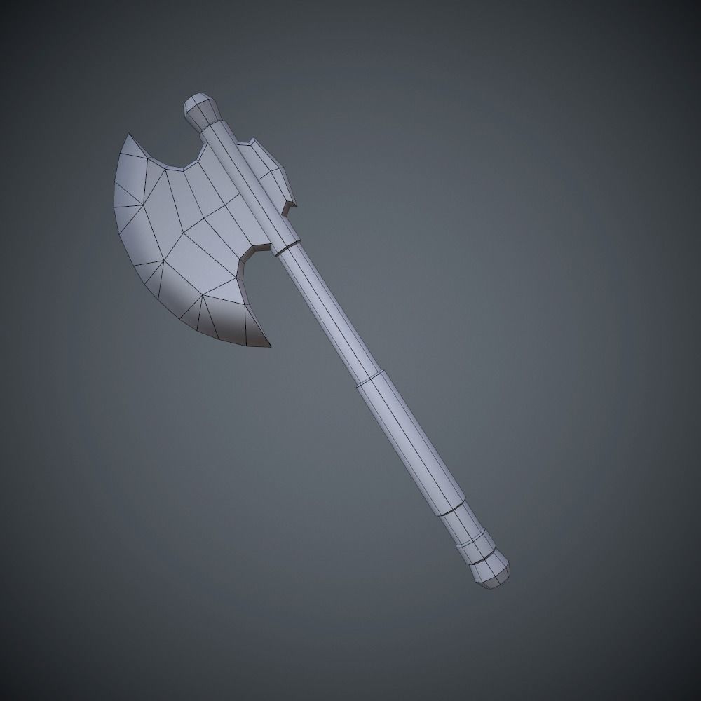 3D model Axe model VR / AR / low-poly | CGTrader