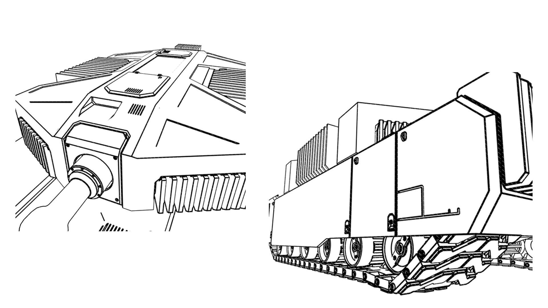 Scifi Tank Base Mesh 3D model | CGTrader