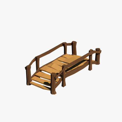 3D model Cartoon bridge VR / AR / low-poly | CGTrader