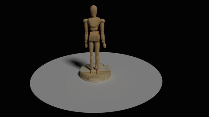Figure for drawing 3D model | CGTrader