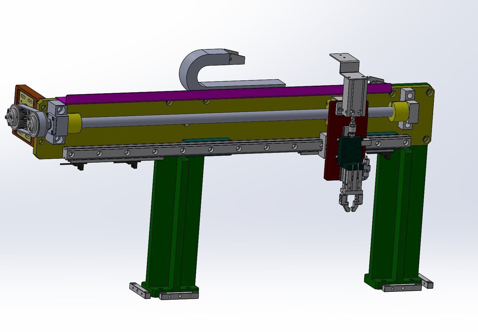 Auto stacking loading and unloading machine 3D model animated | CGTrader