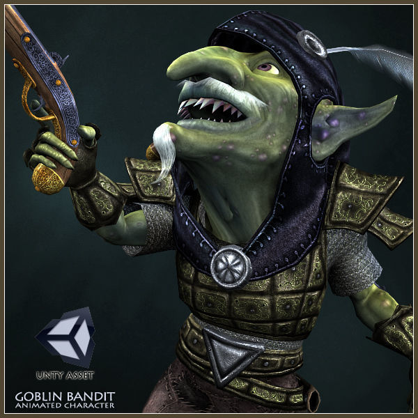 3D model Goblins Army Light Version VR / AR / low-poly rigged animated ...