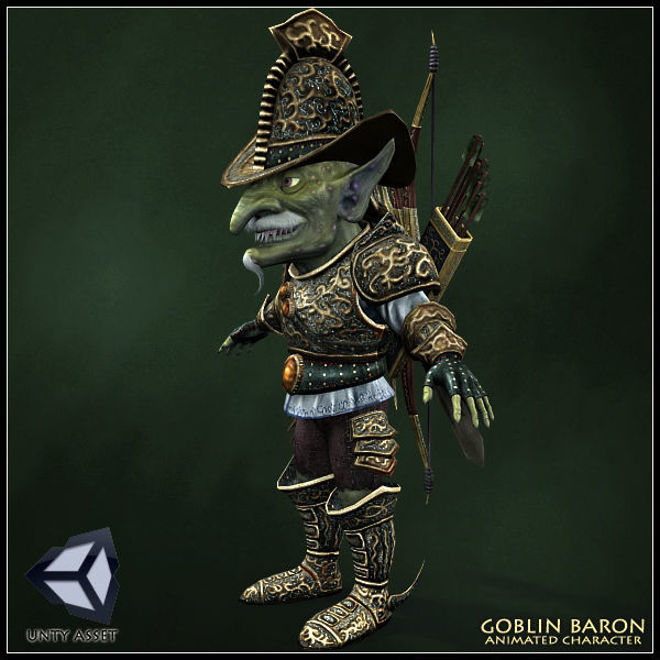 3D model Goblins Army Light Version VR / AR / low-poly rigged animated ...