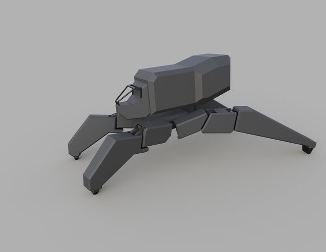 Mech Base Mesh 3D model | CGTrader