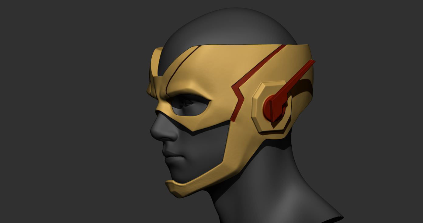 Flash Kid Helmet - DC comic 3D print model 3D model 3D printable | CGTrader