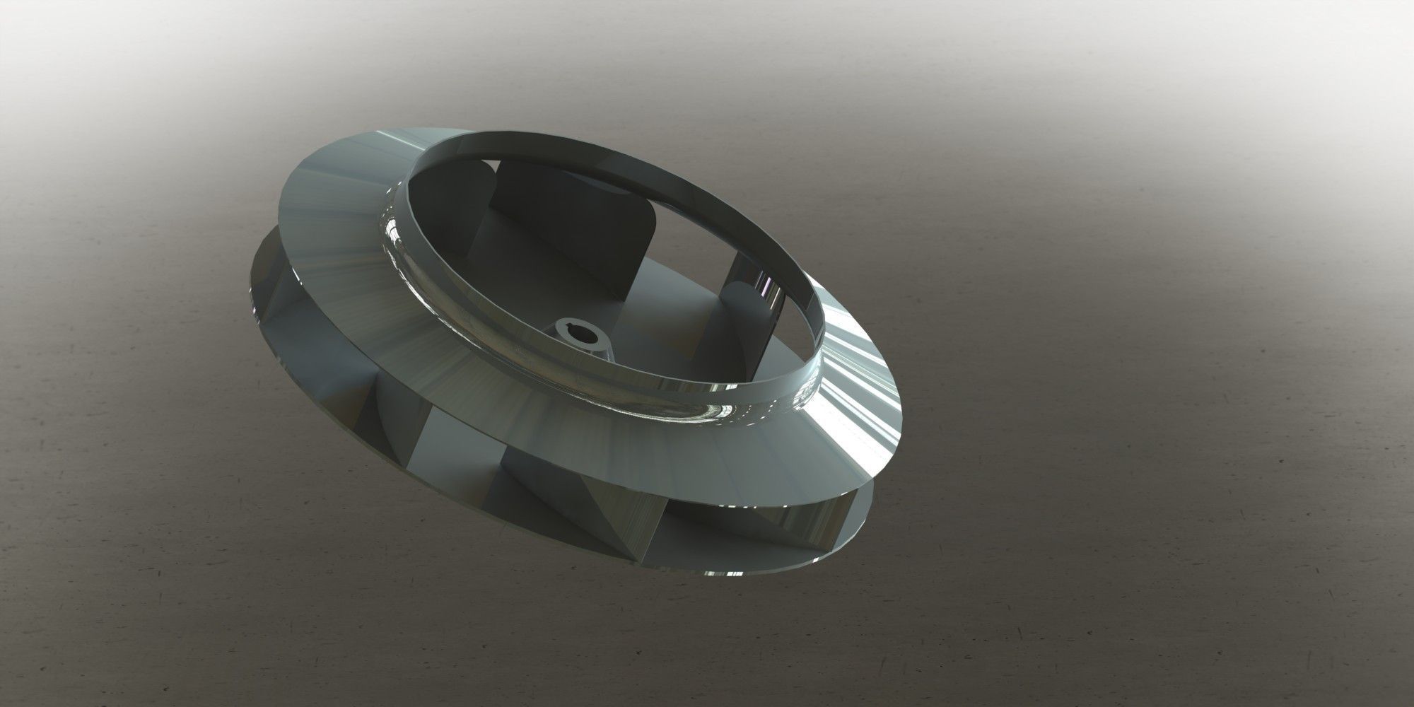 Impeller of blower free 3D model | CGTrader