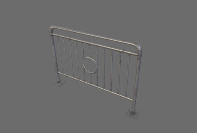 3D model Fence model 01 VR / AR / low-poly | CGTrader