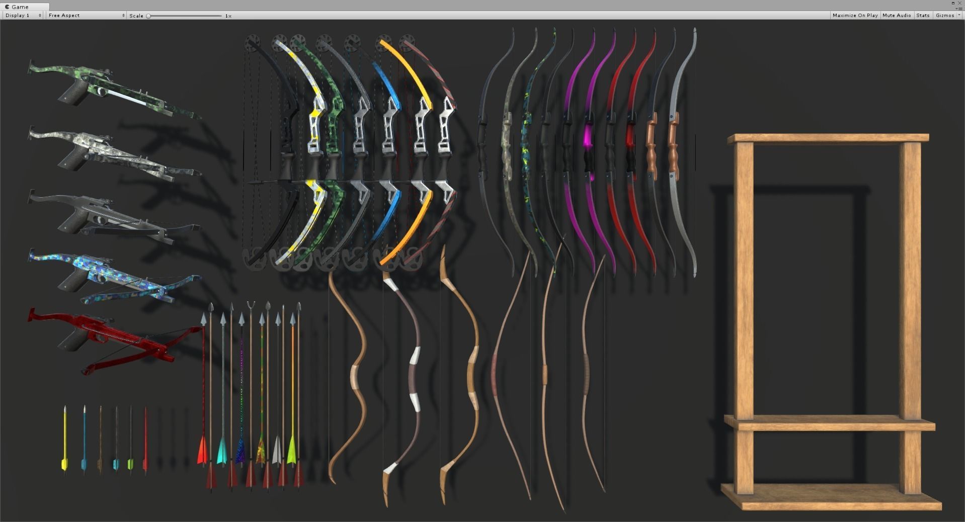 3D model Ultimate Bows and Arrows Vol1 VR / AR / low-poly | CGTrader