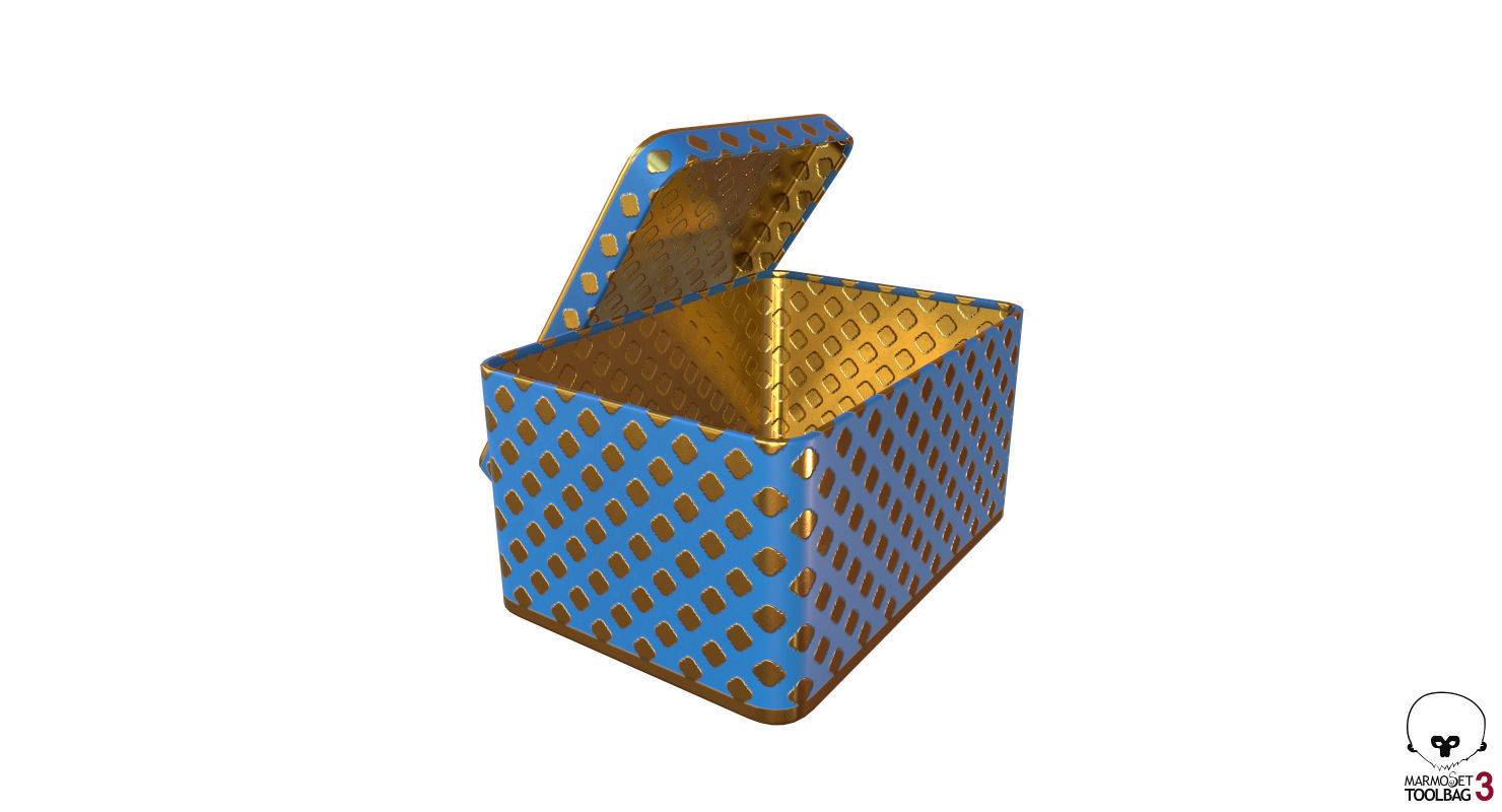 3D model Metal Box model VR / AR / low-poly | CGTrader