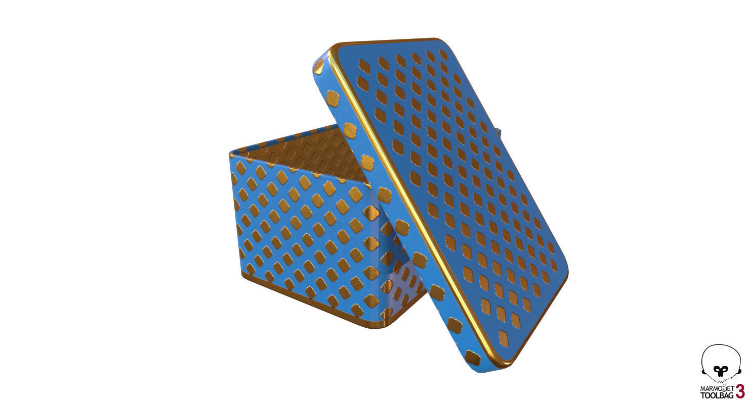 3D model Metal Box model VR / AR / low-poly | CGTrader