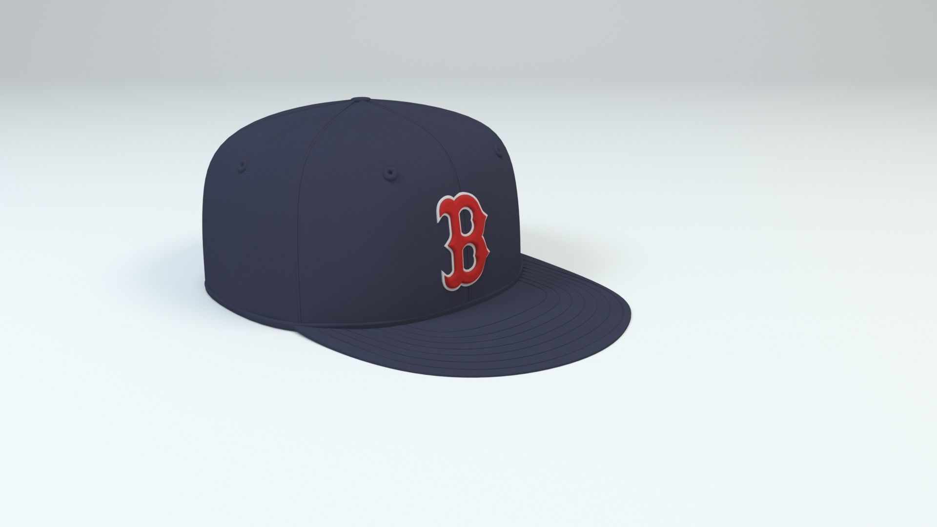 Boston Red Sox Baseball Caps 3D model | CGTrader