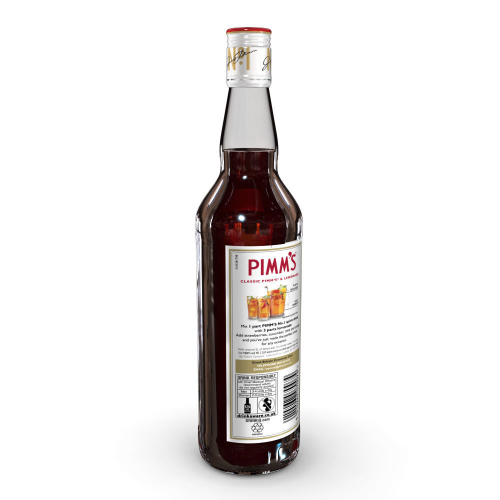 Pimms 70cl Bottle 3D model | CGTrader