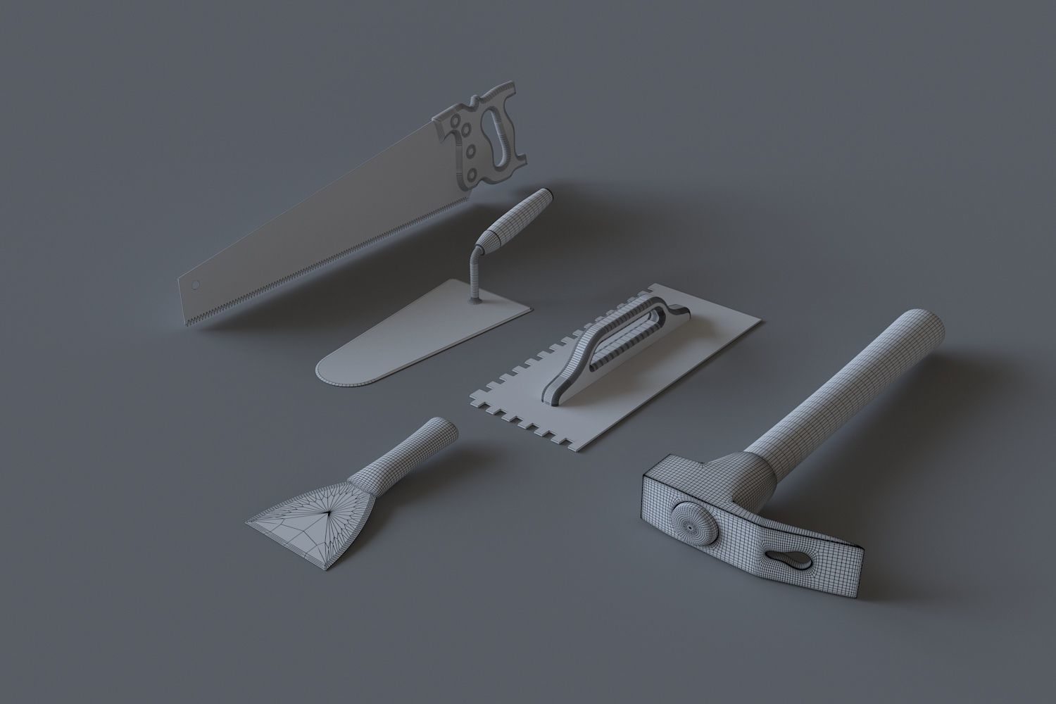 Hand Tools 1 3D model | CGTrader