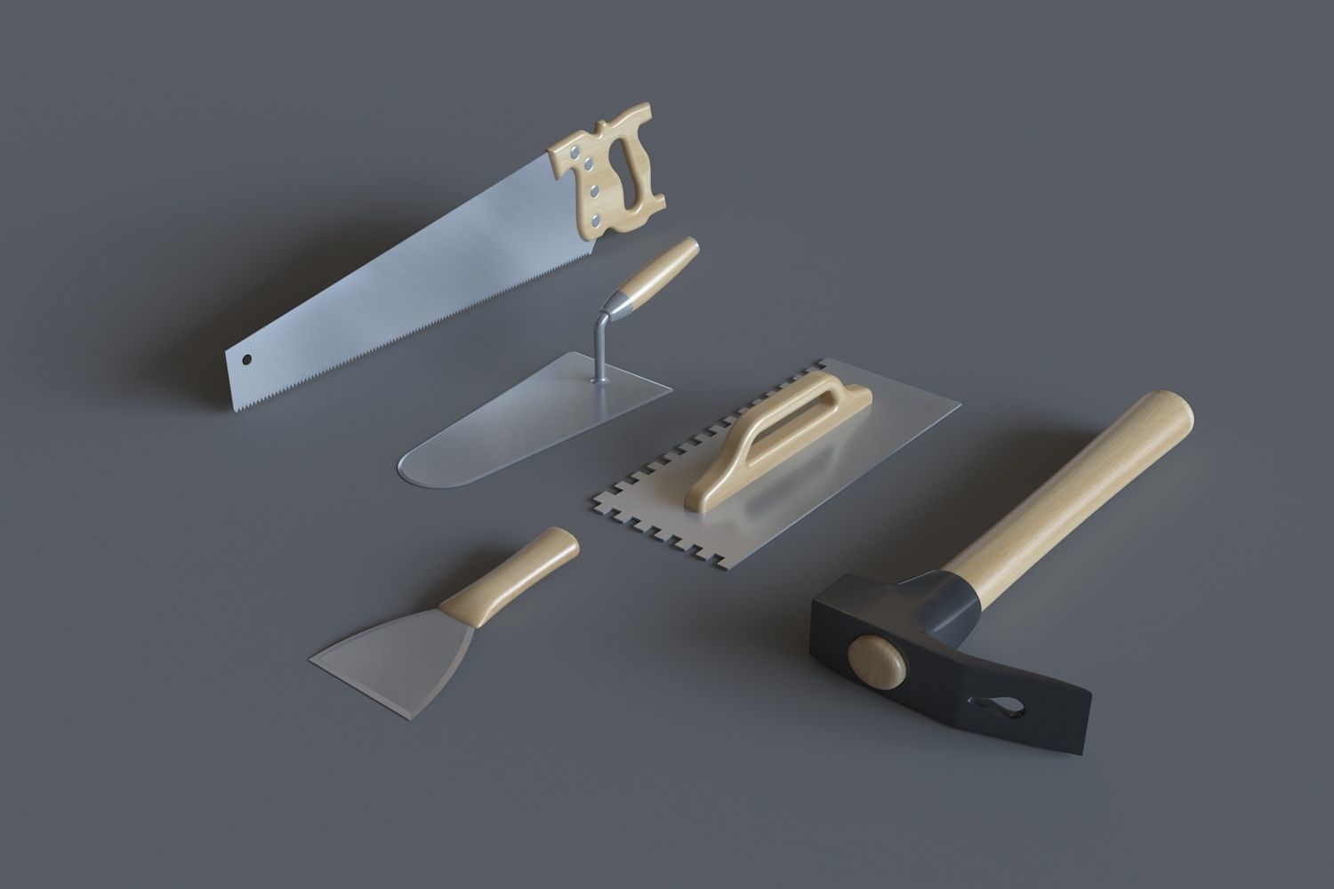 Hand Tools 1 3D model | CGTrader