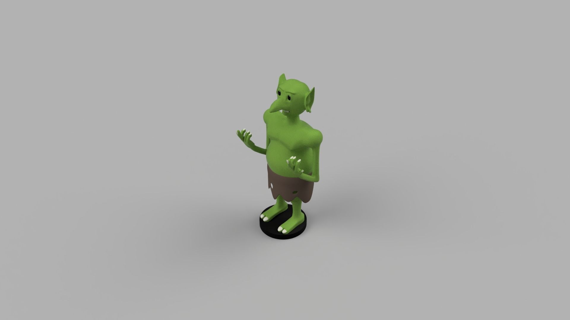 Goblin creature 3D model 3D printable | CGTrader