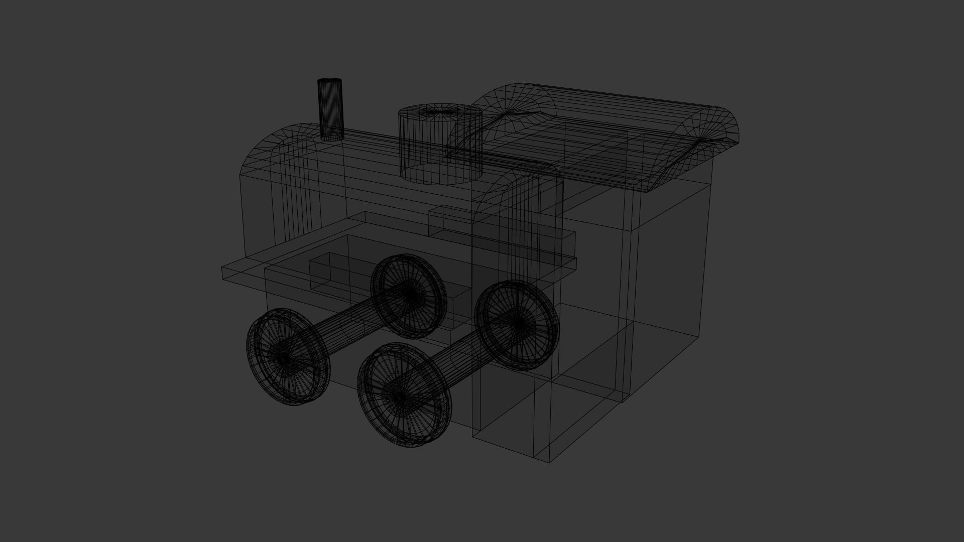 3D model Low Poly Wooden Toy Train VR / AR / low-poly | CGTrader