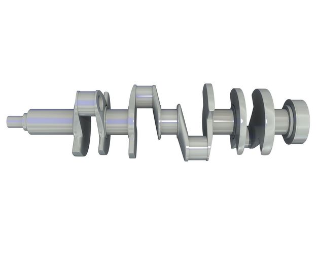 Crankshaft 3D model | CGTrader