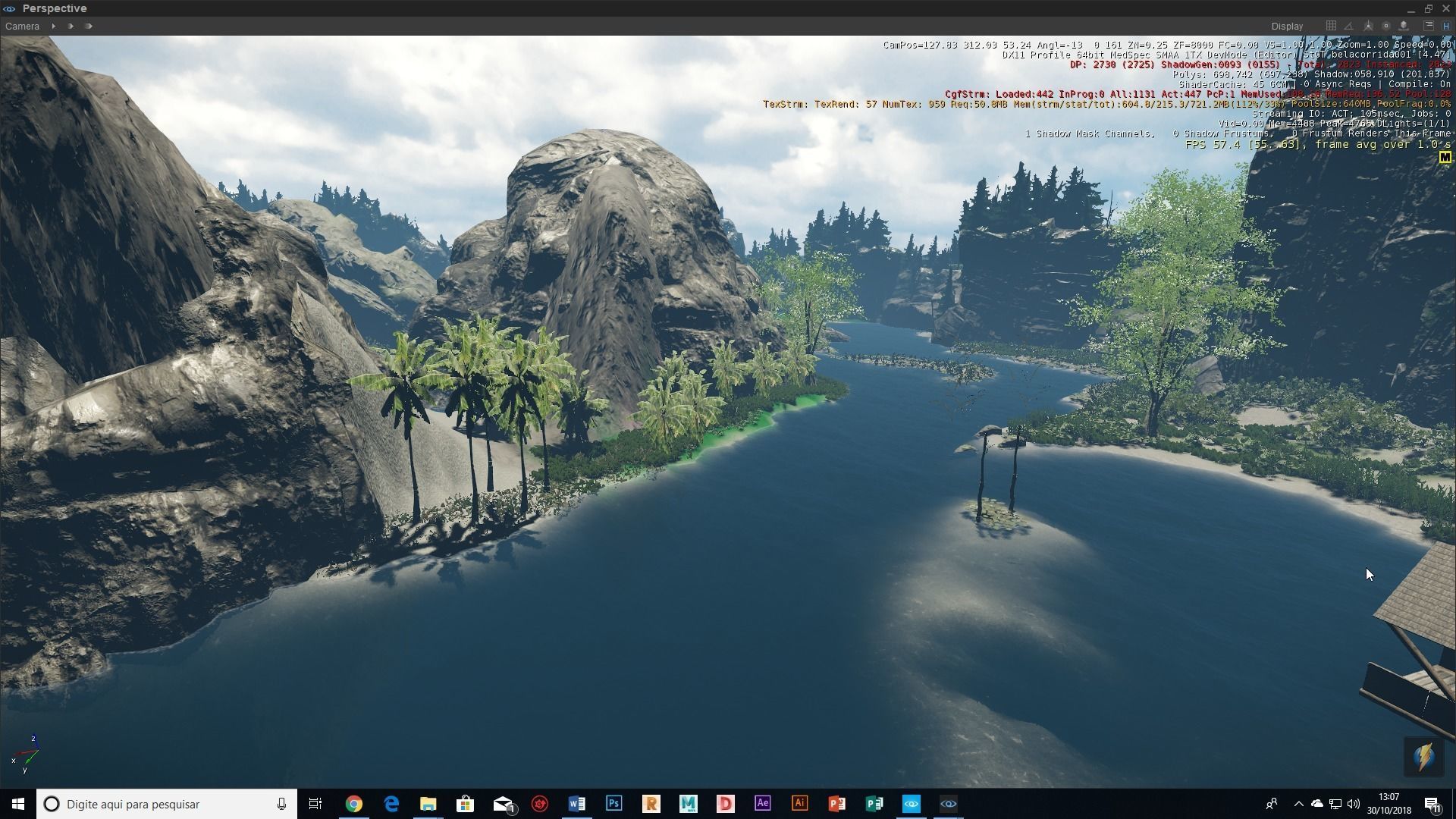 landscape Natureza CryEngine 5 3 3D model animated | CGTrader