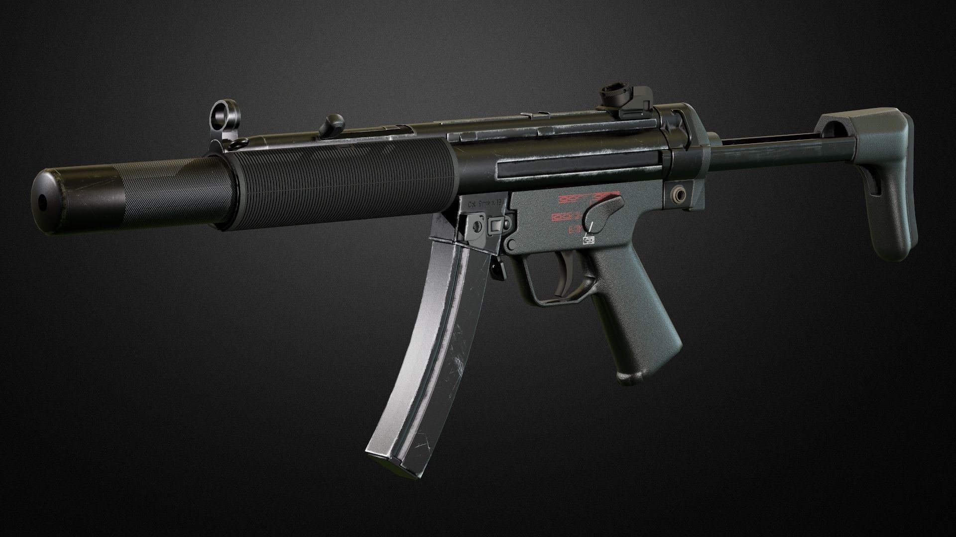 3D model MP5 SMG VR / AR / low-poly rigged | CGTrader