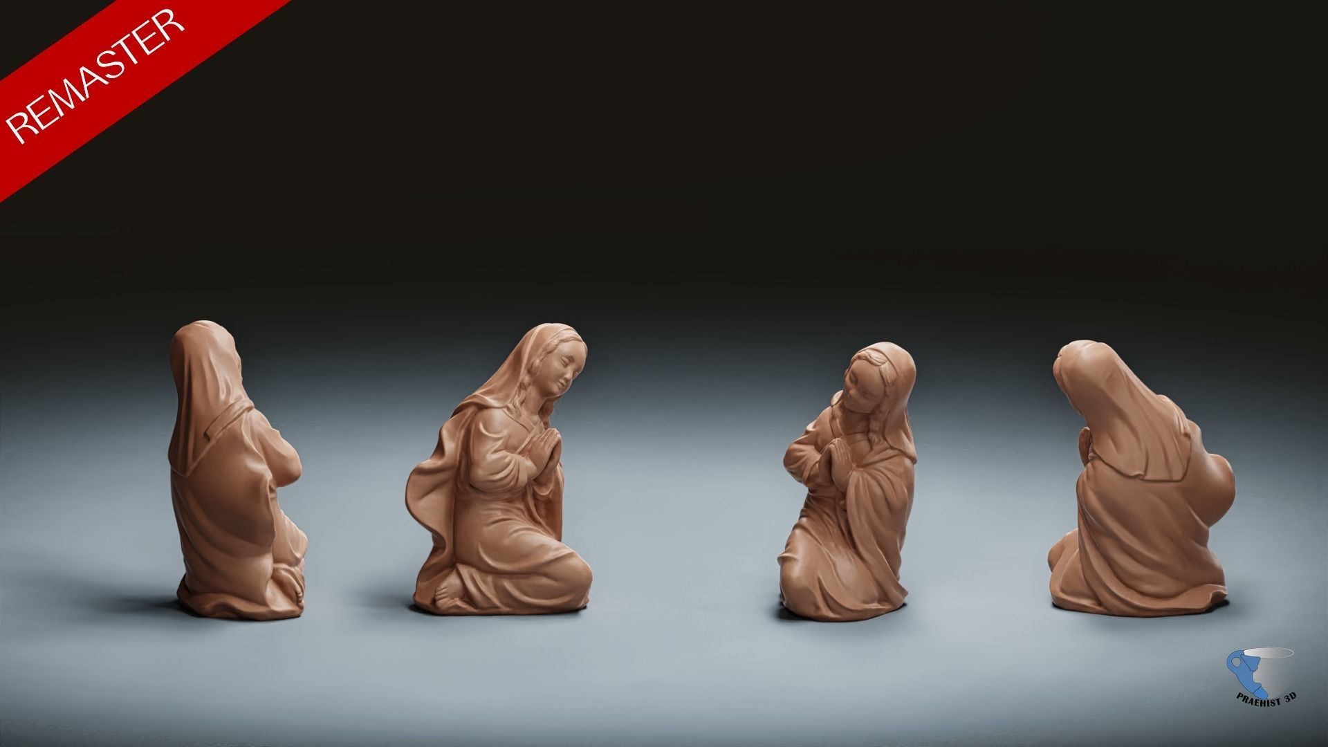 Christmas nativity figurines Set 3D Printable 3D Scan 3D model 3D ...