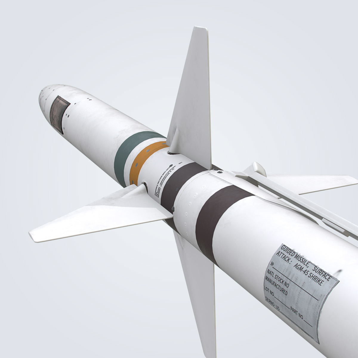 3D model AGM-45 Shrike VR / AR / low-poly | CGTrader