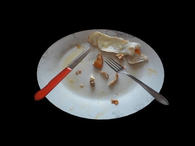 Plate Leftovers free 3D model | CGTrader