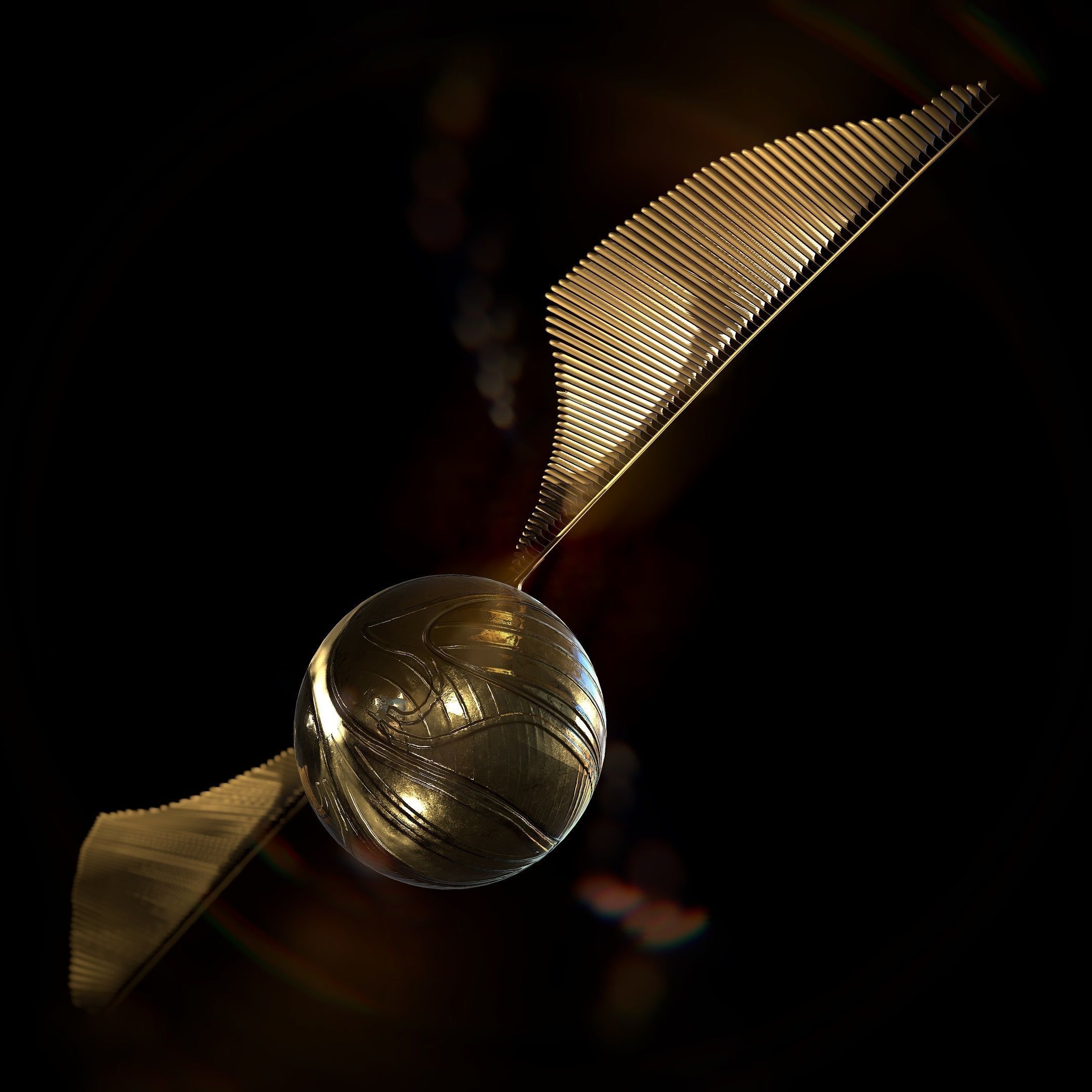 3D model Snitch VR / AR / low-poly | CGTrader