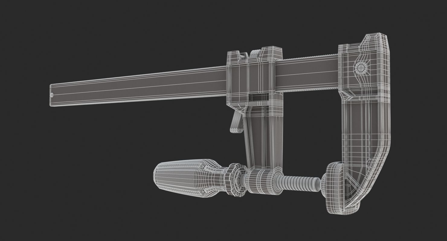 Bar Clamp 3D model | CGTrader