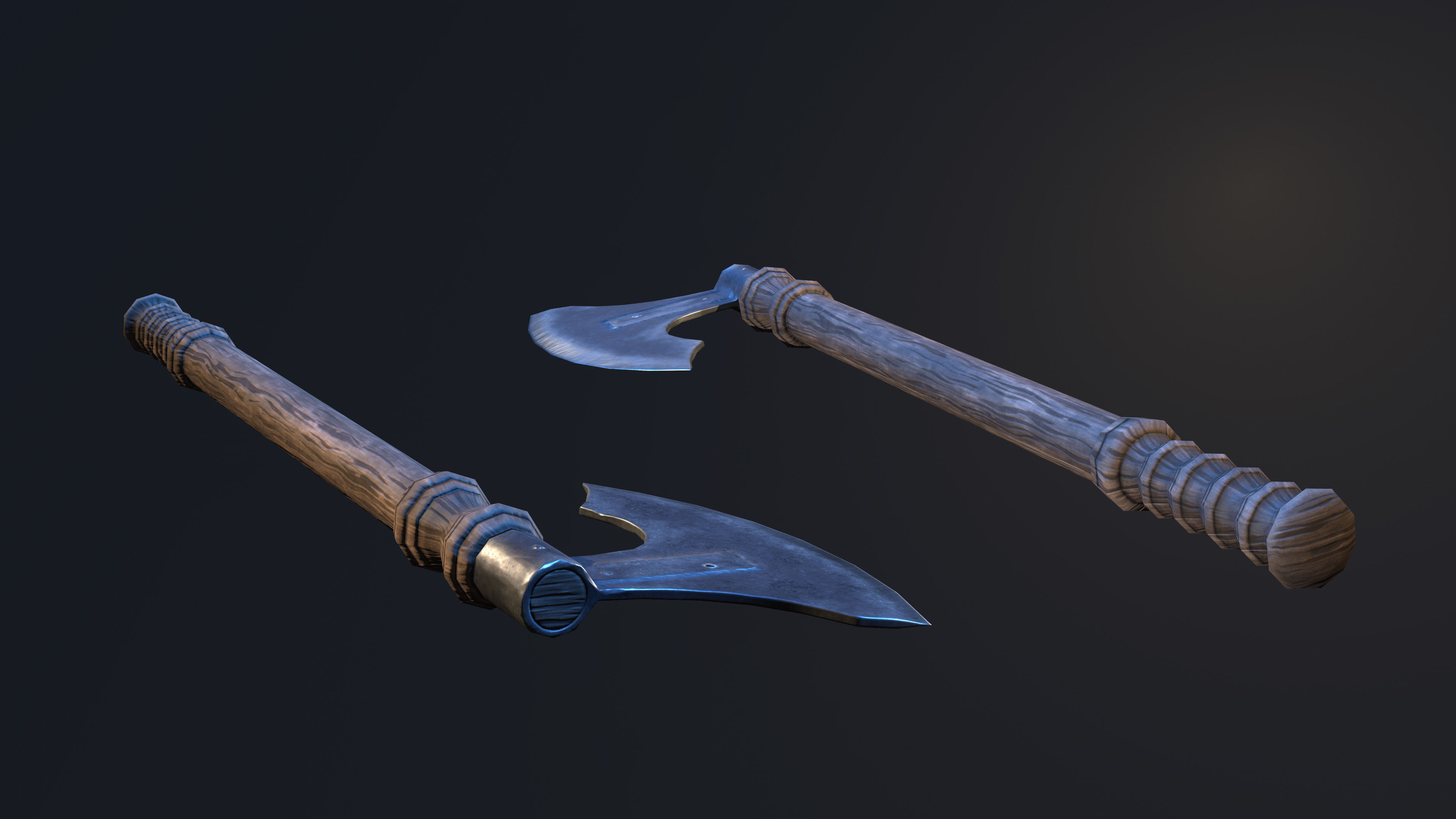 3D model European Battle Axe VR / AR / low-poly | CGTrader