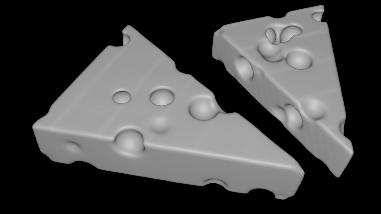 Cheese 3D model | CGTrader