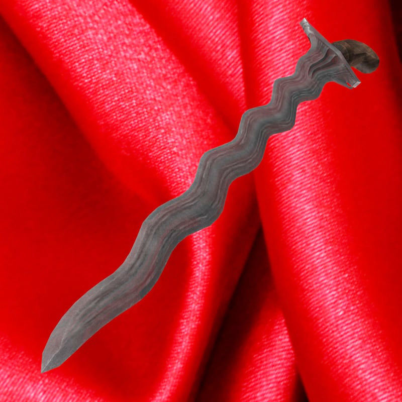 Indonesian Kris Dagger 3d Model Cgtrader