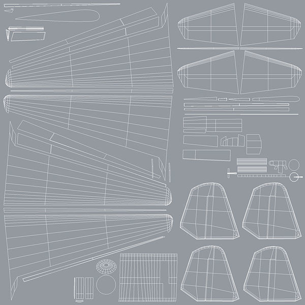 3D model Mitsubishi G3M Nell Aircraft WWII VR / AR / low-poly animated ...