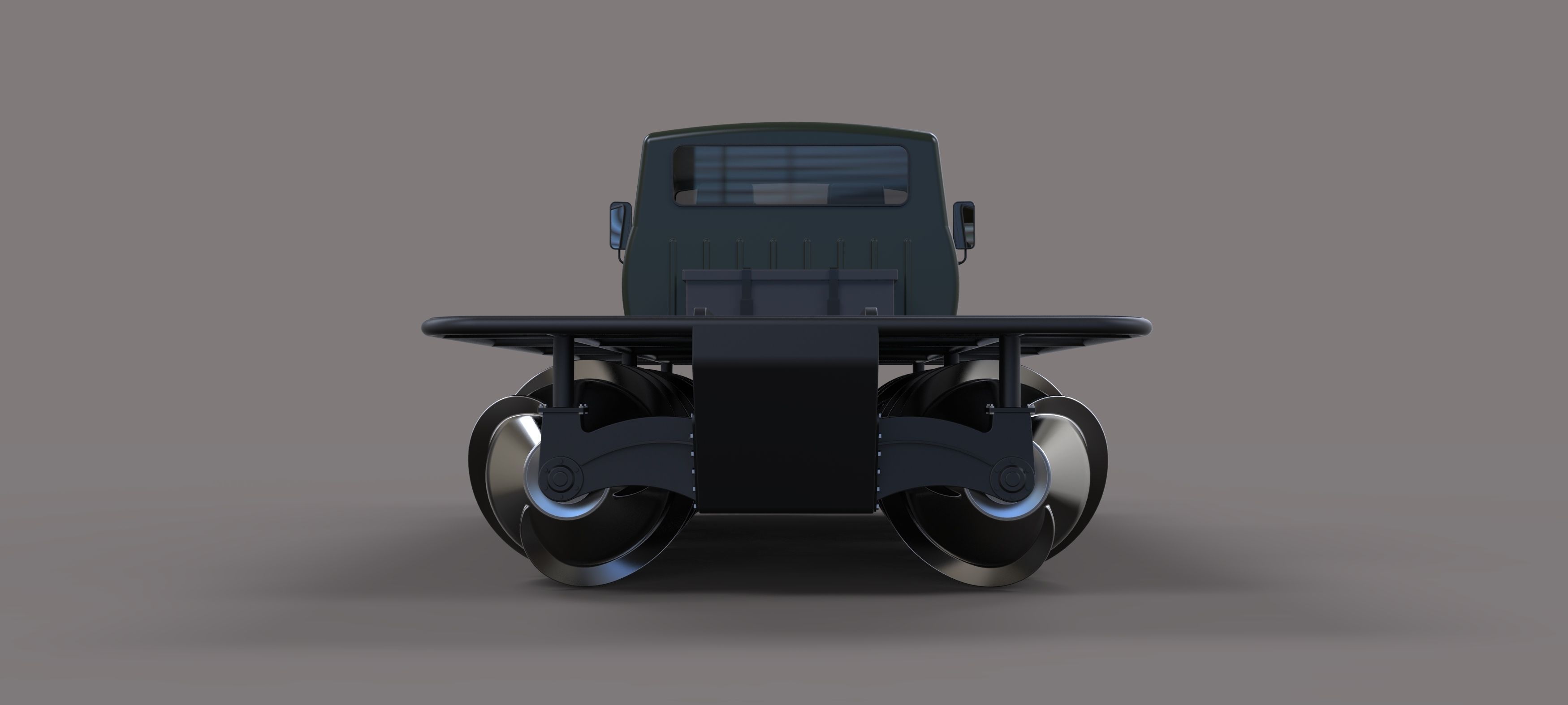 Screw terrain vehicle 3D model | CGTrader