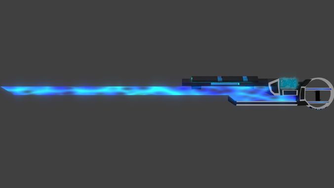 PulseBlade glowing sword 3D model | CGTrader