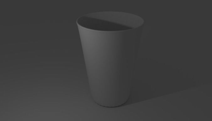Transparent cup 3D model | CGTrader