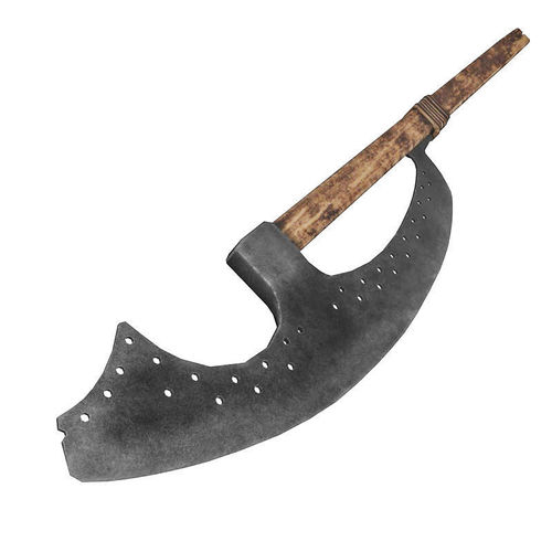 Russian polearm 3D model | CGTrader