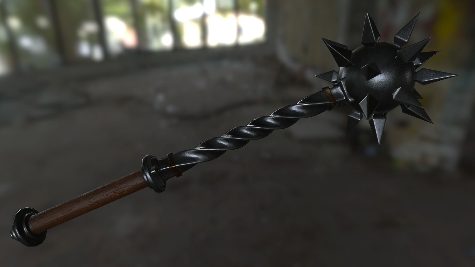 3D model Medieval morgenstern VR / AR / low-poly | CGTrader