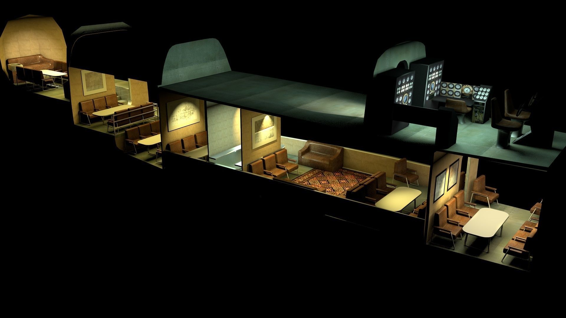 Yankee Clipper Flying Boat 3D model rigged | CGTrader