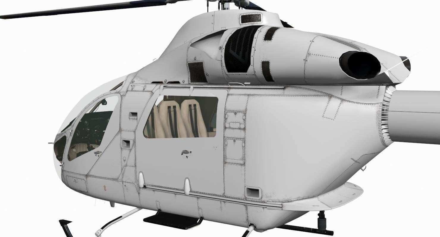 MD-902 Explorer 3D model animated | CGTrader