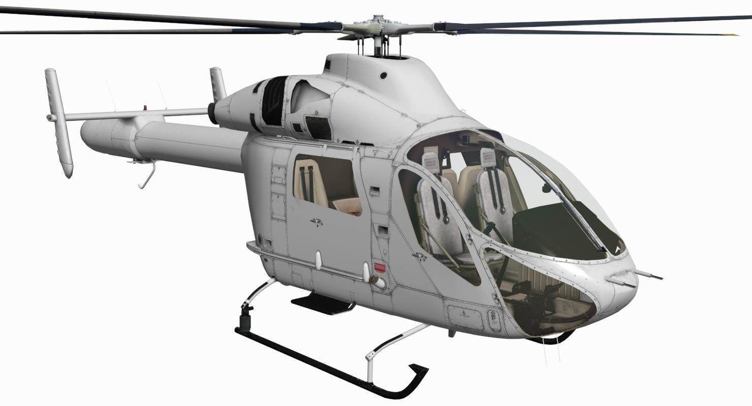 MD-902 Explorer 3D model animated | CGTrader