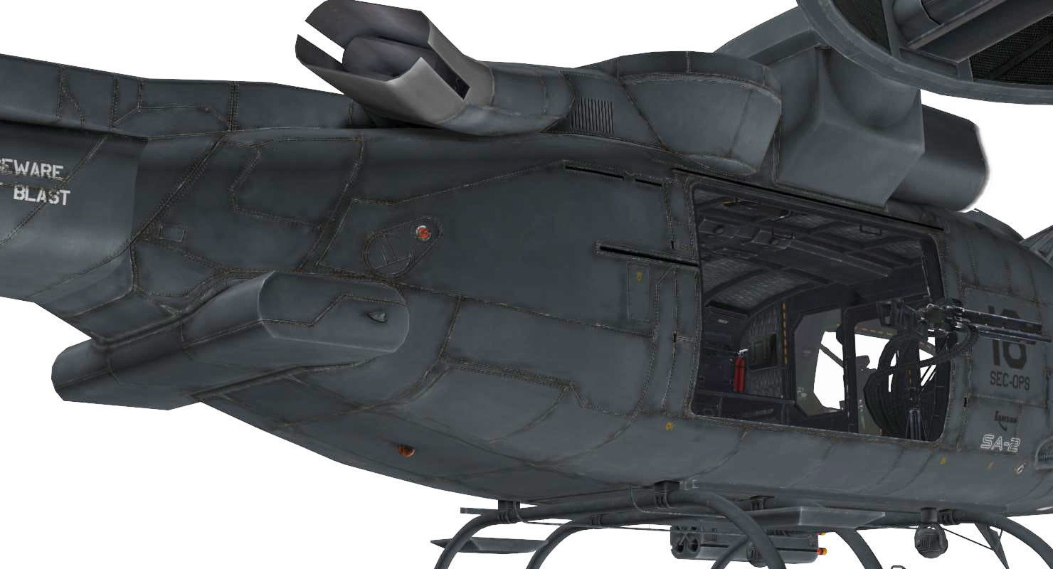 SA-2 Samson 3D model animated | CGTrader