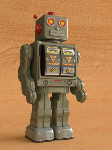 Vintage Style Collectible Robot Star Rider 3D model | CGTrader