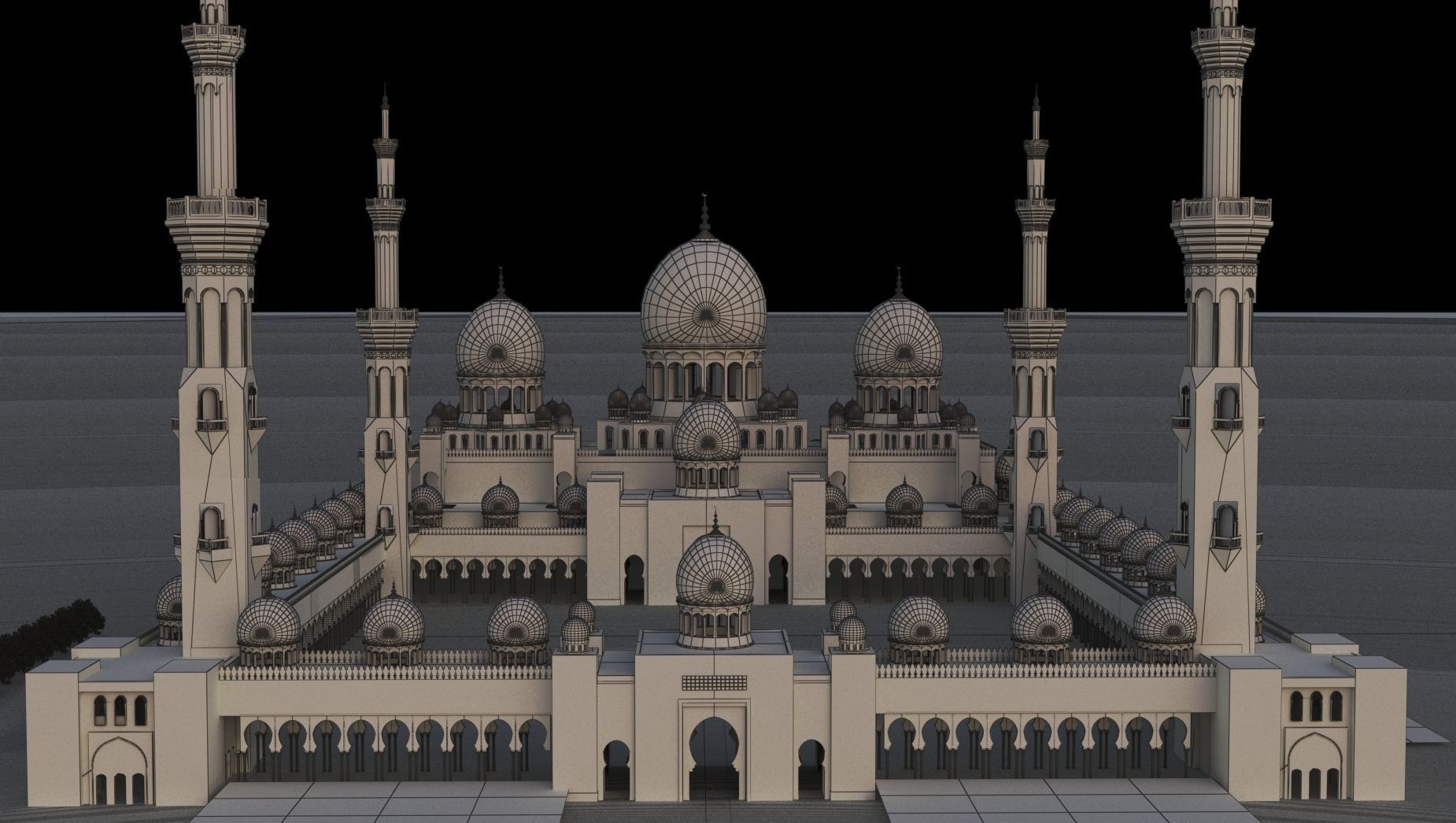 sheikh zayed mosque 3D model | CGTrader