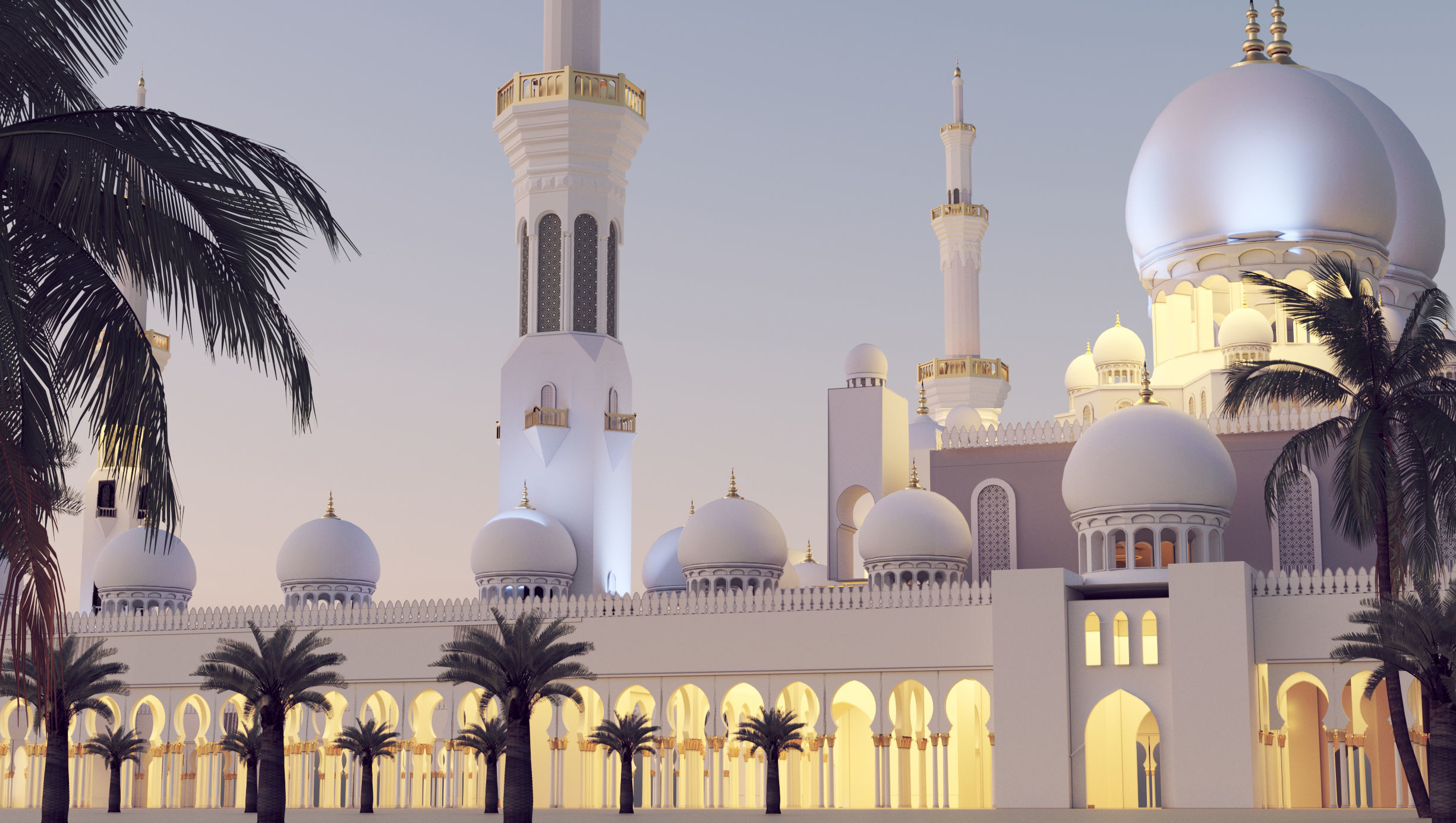 sheikh zayed mosque 3D model | CGTrader
