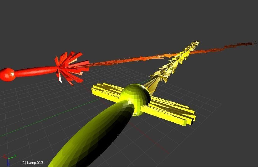 carrot and lemon sword 3D model | CGTrader